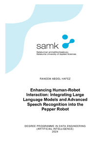 Enhancing Human-Robot Interaction : Integrating Large Language Models and Advanced Speech ...